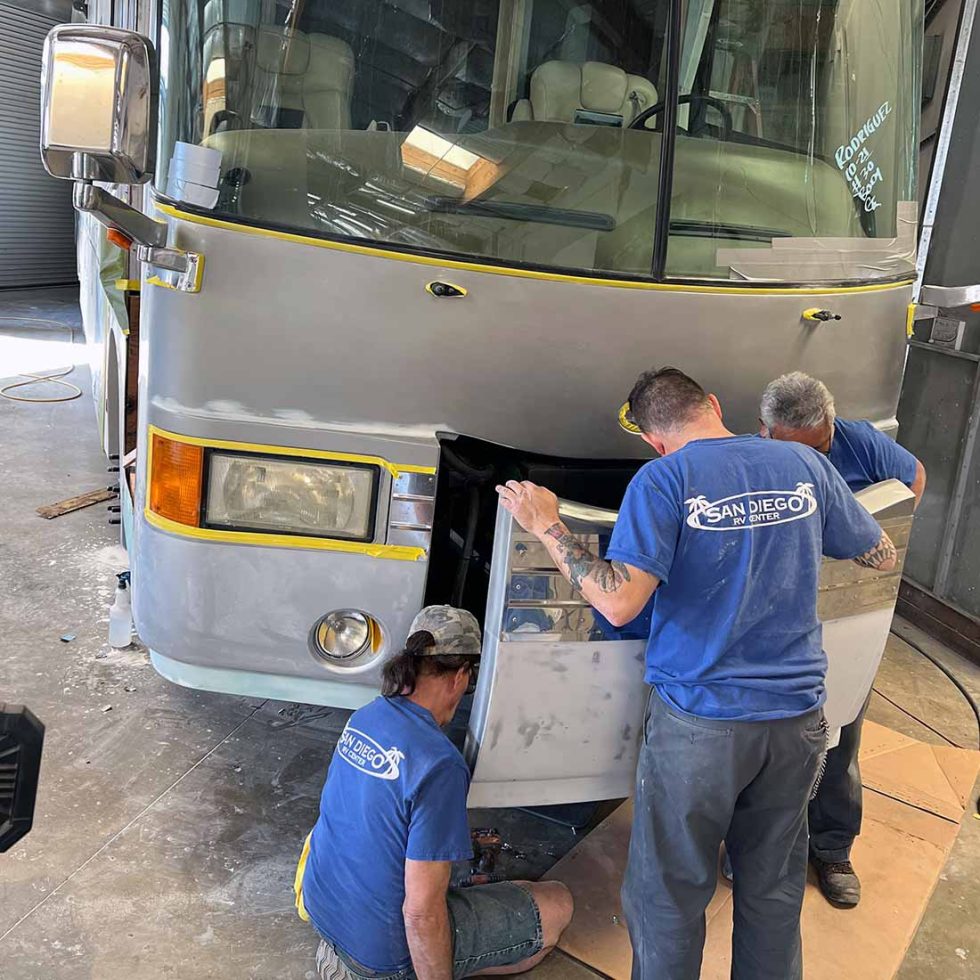 RV Collision Repair San Diego | Motorhome Body Work & Paint
